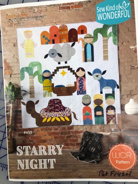 Custom Quilting on Starry Nights | Burlington Electric Quilters