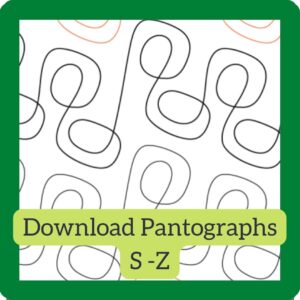 Pantograph Quilting Patterns | Burlington Electric Quilters